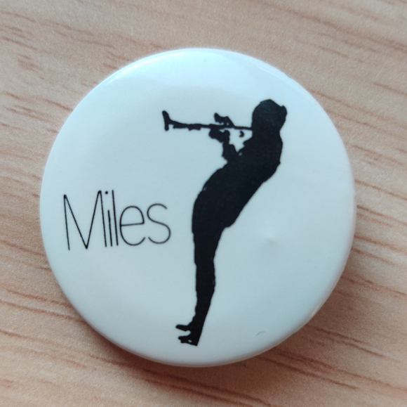 Pins | Other | Miles Davis Silhouette Promo Button | Poshmark